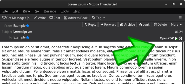 How to sign and encrypt email with The GNU Privacy Guard (GPG).