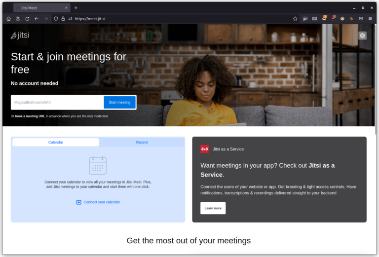 How to participate in a Jitsi Meet video meeting with FreeBSD and GNOME.