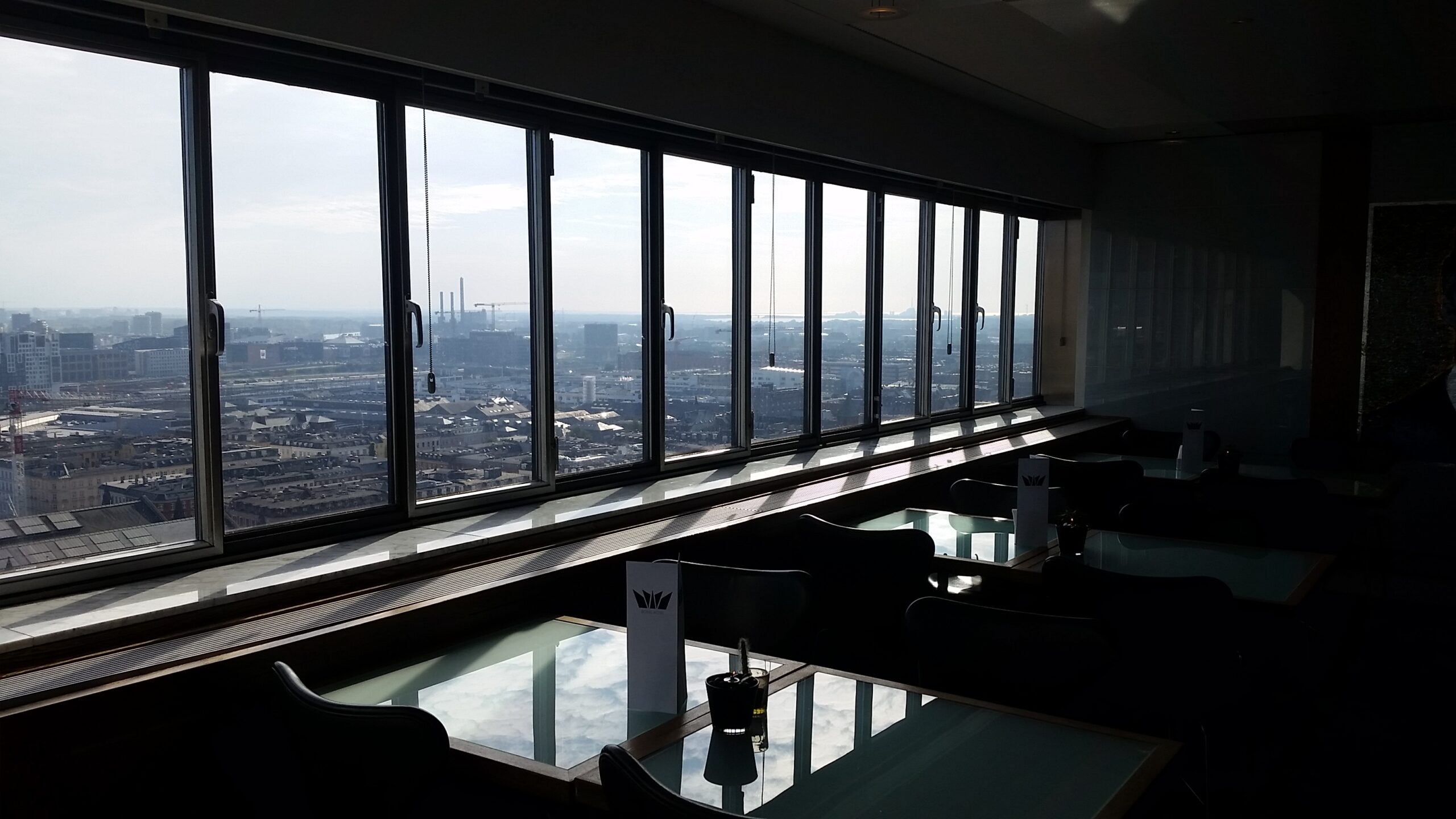 The sky bar at Radisson Blu Royal Hotel in Copenhagen.